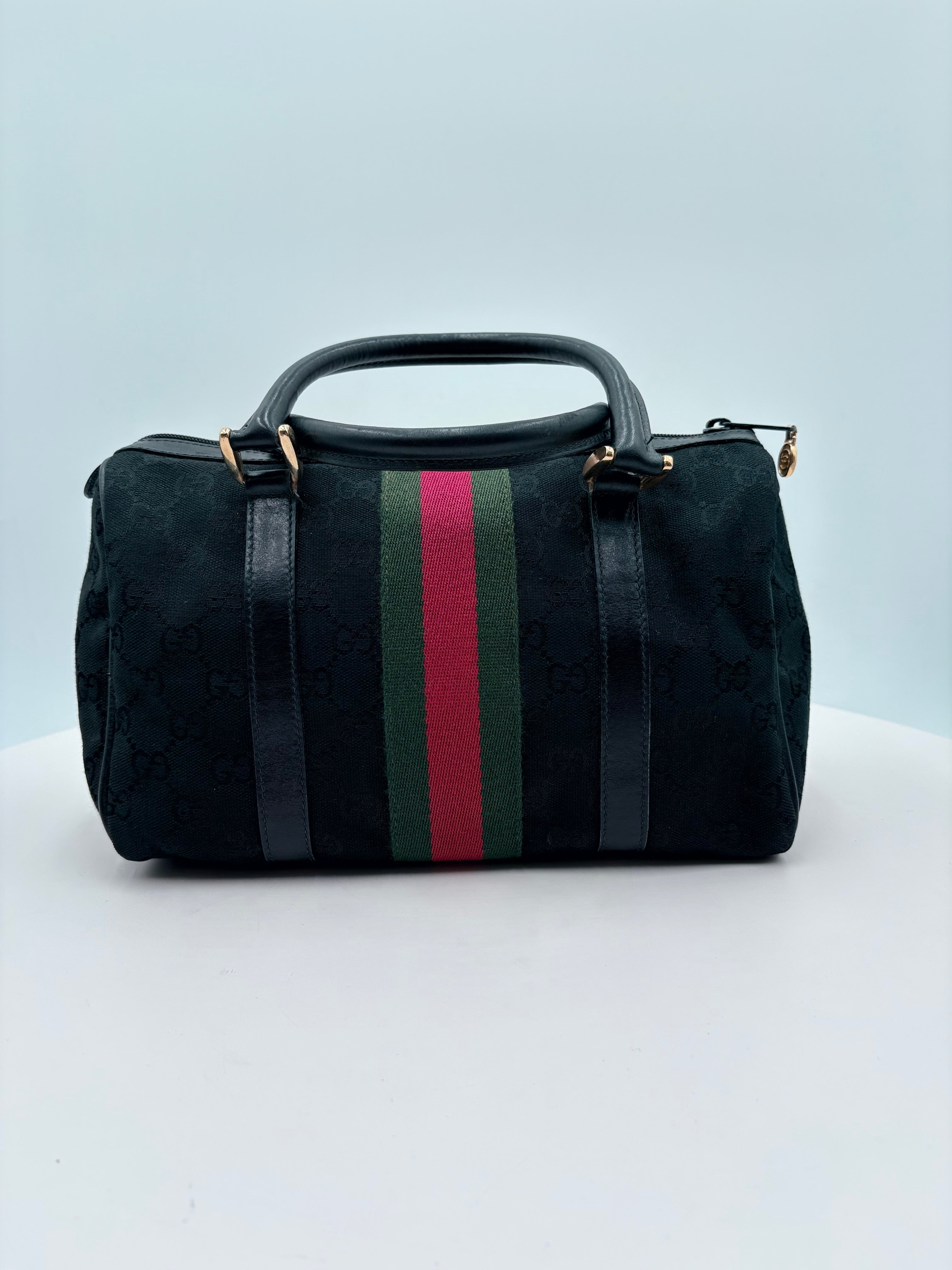 Gucci GG Canvas Sherry Line Bag – Authenticated Designer Handbag
